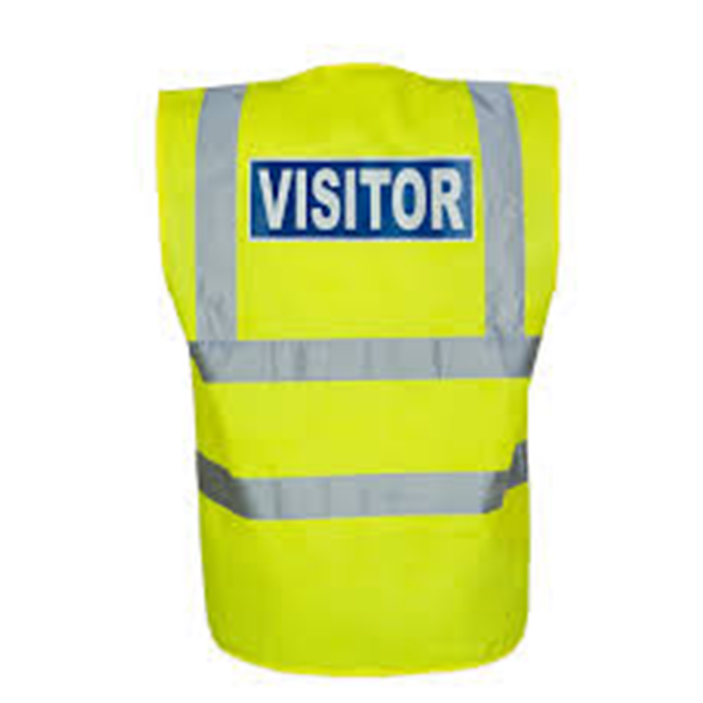 High Visibility (Visitor) Standard Vest | Dublin Workwear Centre